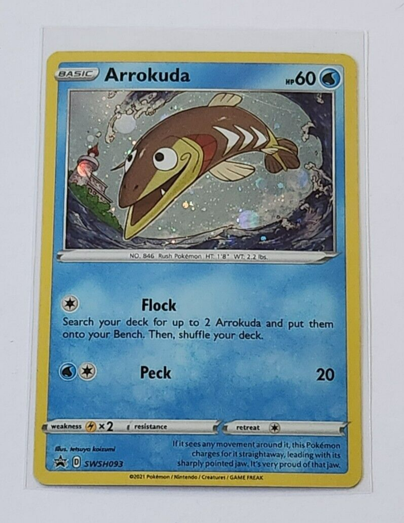 2021 POKEMON ARROKUDA HOLO TRADING CARD | eBay