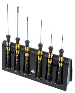 Wera 030170 Kraftform 6 Piece Micro ESD Anti-static Screwdriver Set ...