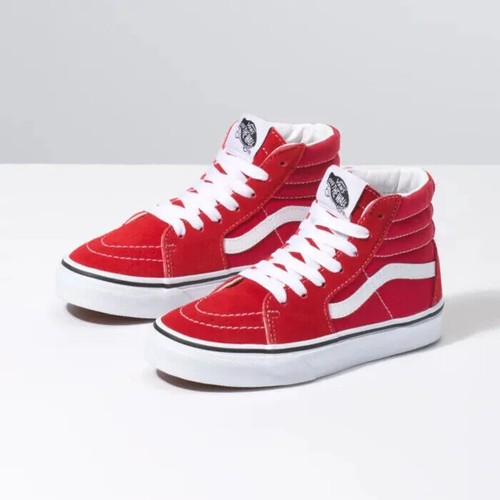 Size 13 - VANS Sk8- High Racing Red for sale online | eBay