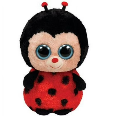 Ty Beanie Boo BUGSY the red and black ladybug beetle | eBay