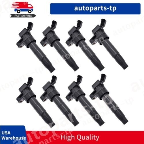 8X UF611 Ignition Coil For Hyundai Santa Fe, Sonata, Equus & Kia Optima ...