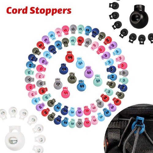 Toggle Cord Stopper Adjustable Elastic Drawstring Locks for Luggage ...