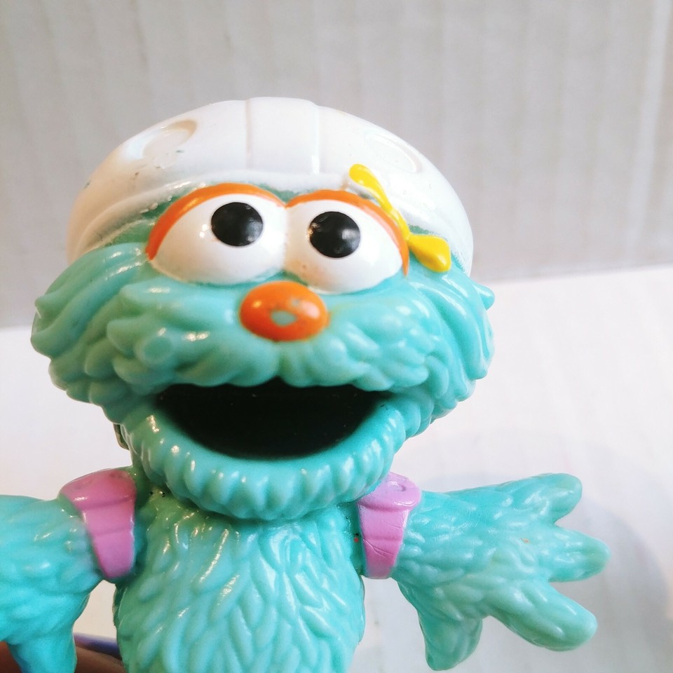 Sesame Street Figures Toys Cake Toppers Lot Of 3 PVC Elmo Rosita Grover ...