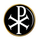 Chi-Rho Chrismon Pin Badge | eBay UK