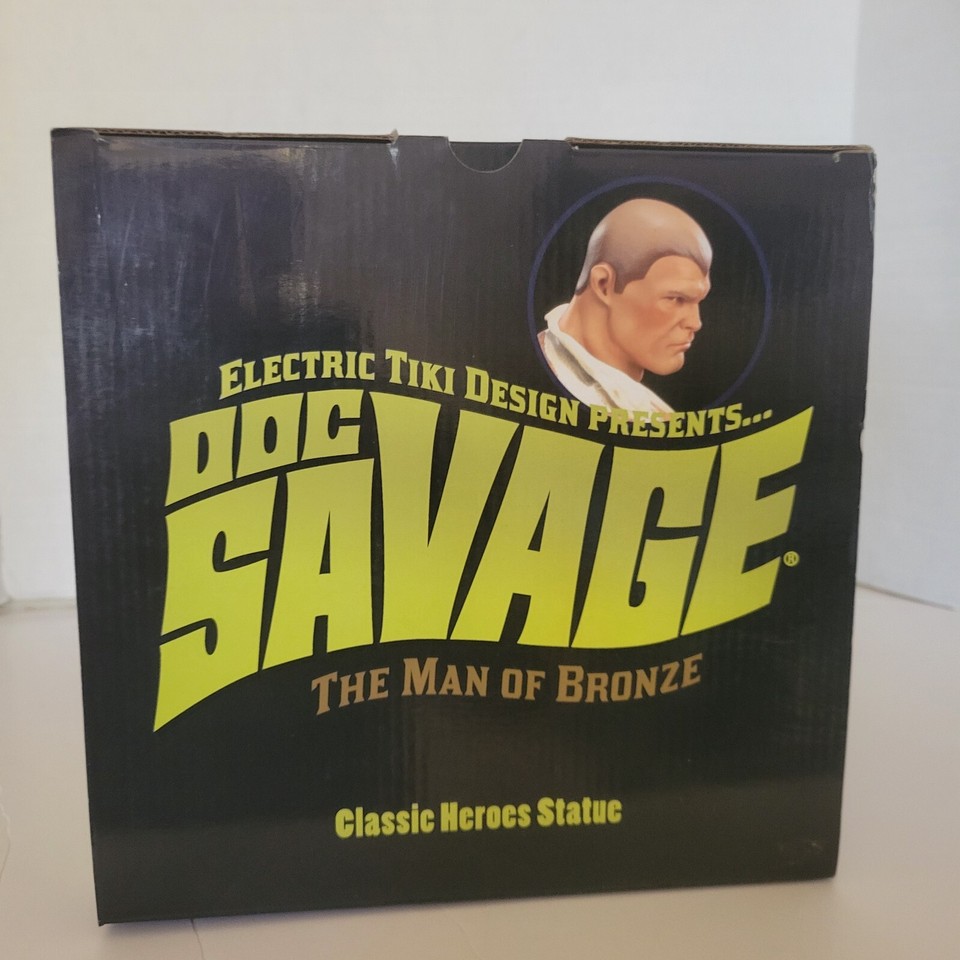 DOC SAVAGE Statue Electric Tiki Designs #151 of 300, MINT CONDITION ...