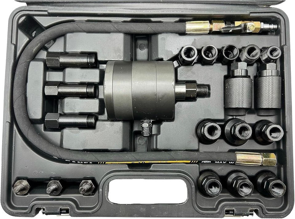 21Pcs Pneumatic Injector Removal Puller Kit Diesel Injector Extractor ...