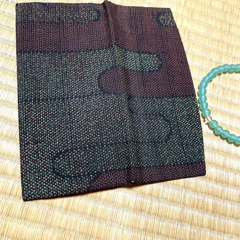 Prayer Beads And Fukusa Set, Jade Color, For Women, Old Rosary ...