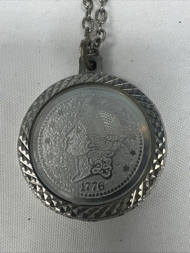 Vintage Gold Silver Tone 1776 Bi Centennial Twenty D Coin Necklace ¿ | eBay