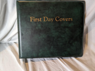 Mystic First Day Cover Album with 30 clear pages, pre owned, Gently ...