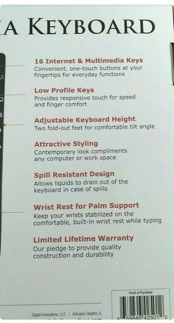 Micro Innovations 4250100 Wired Keyboard for sale online | eBay