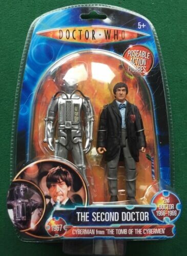 Doctor Who Figure 2nd Doctor and Cyberman from Tomb of the Cybermen 5 ...
