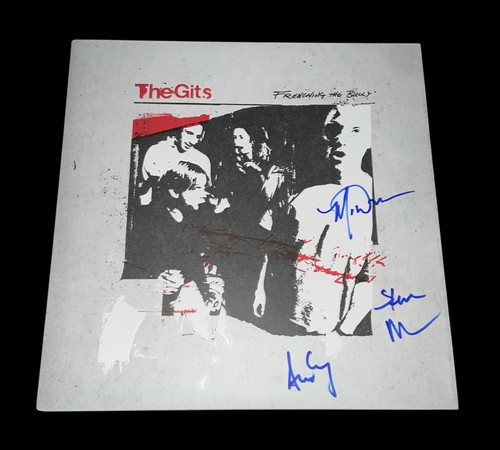 THE GITS BAND SIGNED FRENCHING THE BULLY VINYL MIA ZAPATA ALBUM ...