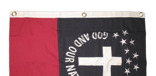 3x5 CSA GOD AND OUR NATINE LAND CIVIL WAR BATTLE FLAG 100D NYLON 2PLY ...