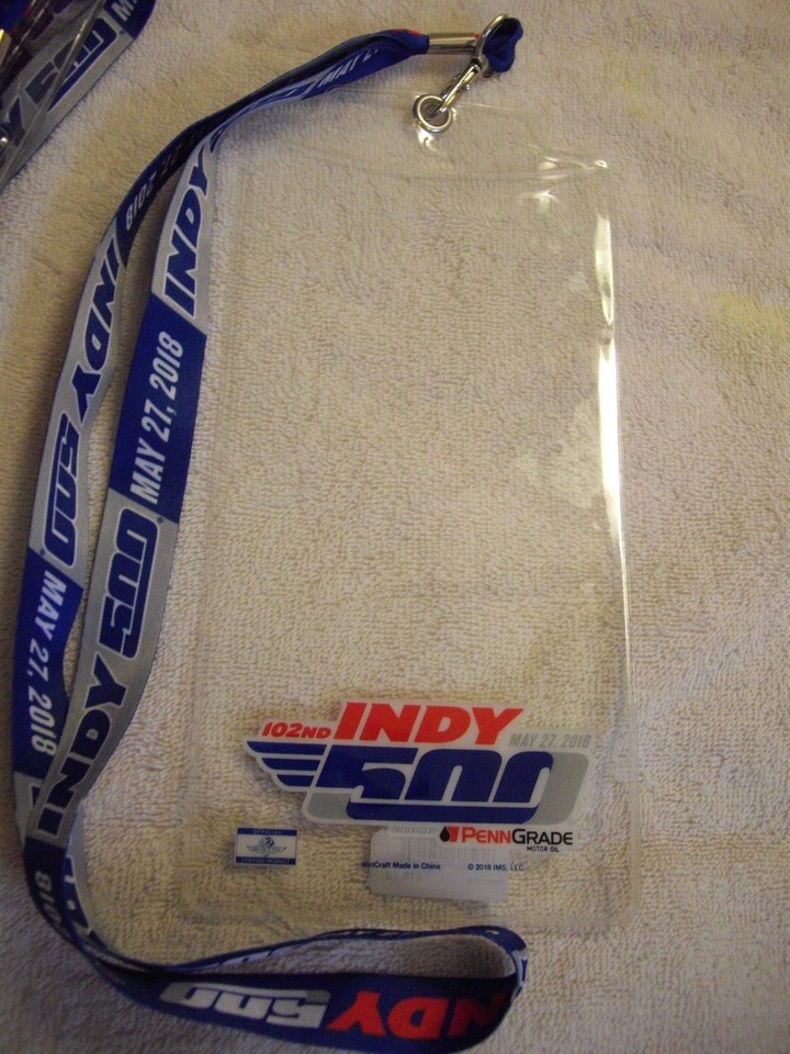 2018 Indianapolis Indy 500 ( six/6 )Lanyard & Ticket Holders. | eBay