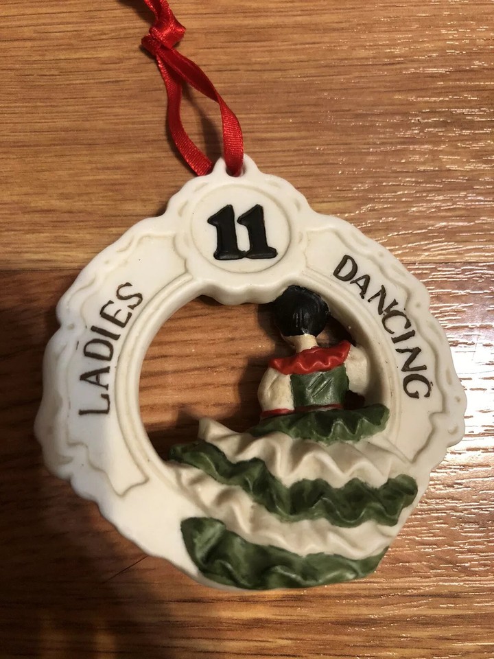 Breckenridge Twelve Days of Christmas Ornament 11th Eleven 11 Ladies ...
