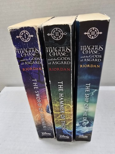 Magnus chase book set Books 1-3: Rick Riordan Paperback Childrens ...