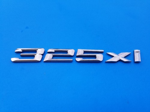 99 00 01 02 03 04 05 06 BMW 325XI 325 IX XI REAR CHROME EMBLEM LOGO ...