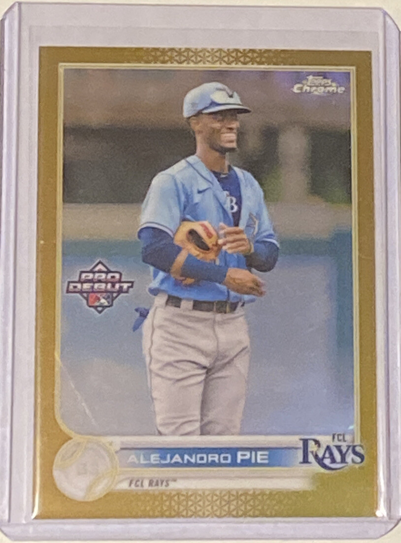 2022 Topps Pro Debut Chrome Alejandro Pie /50 Gold (Mint Condition) | eBay