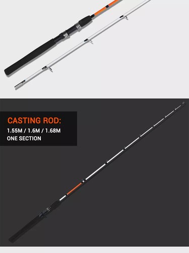 FFT Shark Pro Boat Kayak Pier Solid Fishing Rod 2.1m 20-40lb Class ...