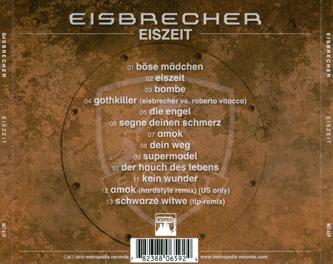 EISBRECHER - EISZEIT NEW CD 782388065924 | eBay