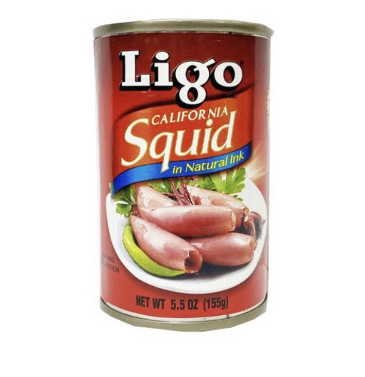 Ligo California Squid In Natural Ink Small 5.5 Can (Pack Of 12) | eBay