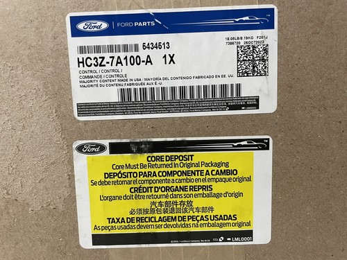 Genuine Ford Automatic Transmission Valve Body MB3Z-7A100-A for sale ...