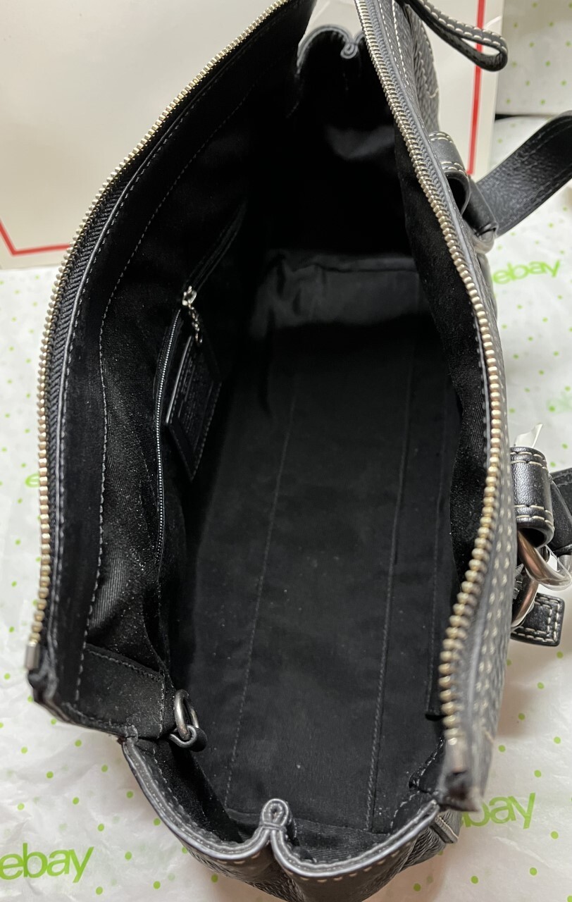 Coach F10887 CHELSEA LEATHER ZIP SATCHEL MSRP $358.00 | eBay