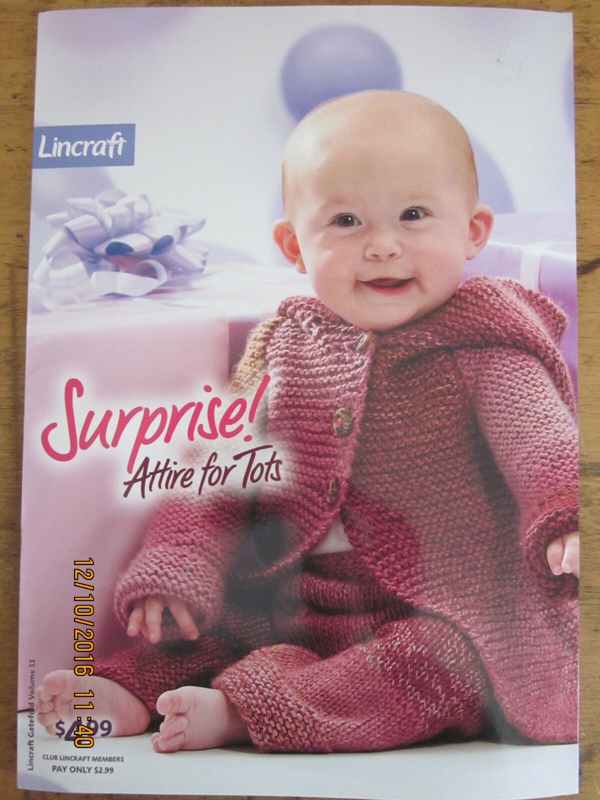 ~LINCRAFT SURPRISE! ATTIRE FOR TOTS KNITTING PATTERN - 0 to 24 MONTHS ...