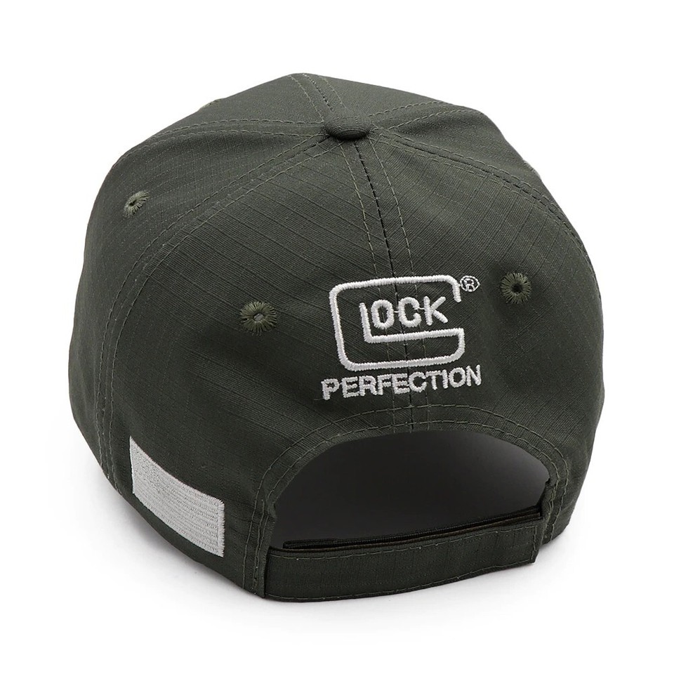 GLOCK PERFECTION CAP. ARMY GREEN COLOR. NEW WITH TAGS IN SEALED BAG ...