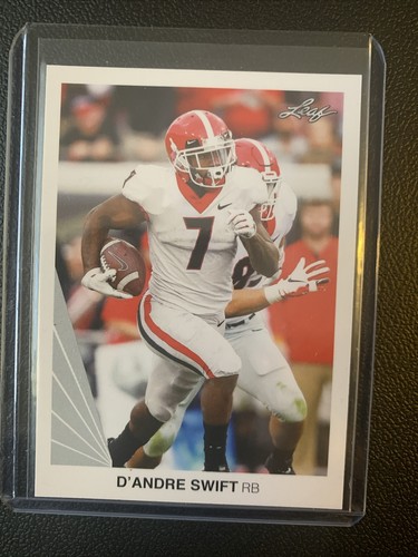 2020 Leaf 1990 Retro D’andre Swift Rookie Card RC #6 Georgia Bulldogs ...