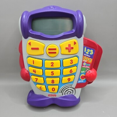 Fisher-Price Fun2Learn Fun 2 Learn CalcuBot Calcu Bot Calculator Robot ...