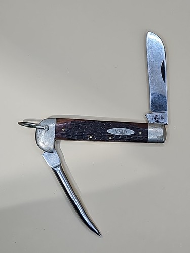 Case XX Stainless Knife 1940-1964 Riggers Knife W/ Marlin Spike 6246R ...