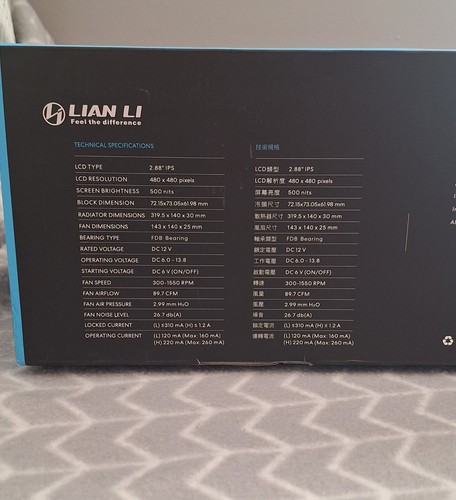 Lian Li Galahad II LCD 280 - AIO- Asetek 8.5th Gen - 2.88” IPS LCD ...