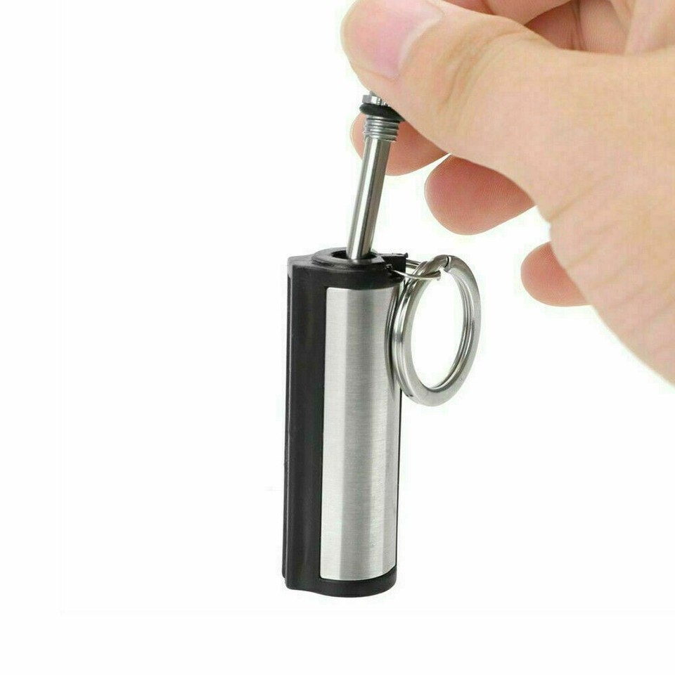2x Outdoor Fire Starter Permanent Match Lighter Survival Tool Flint ...
