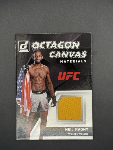 2022 Panini Donruss UFC Neil Magny Octagon Canvas Materials Relic Card ...