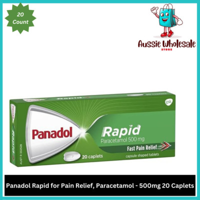 Panadol Rapid Paracetamol 500mg Fast Absorbance Effective Pain Relief ...