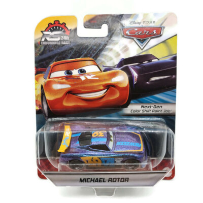 Disney Pixar Cars RS 24h Endurance Race Michael Rotor Diecast Toy Rare ...