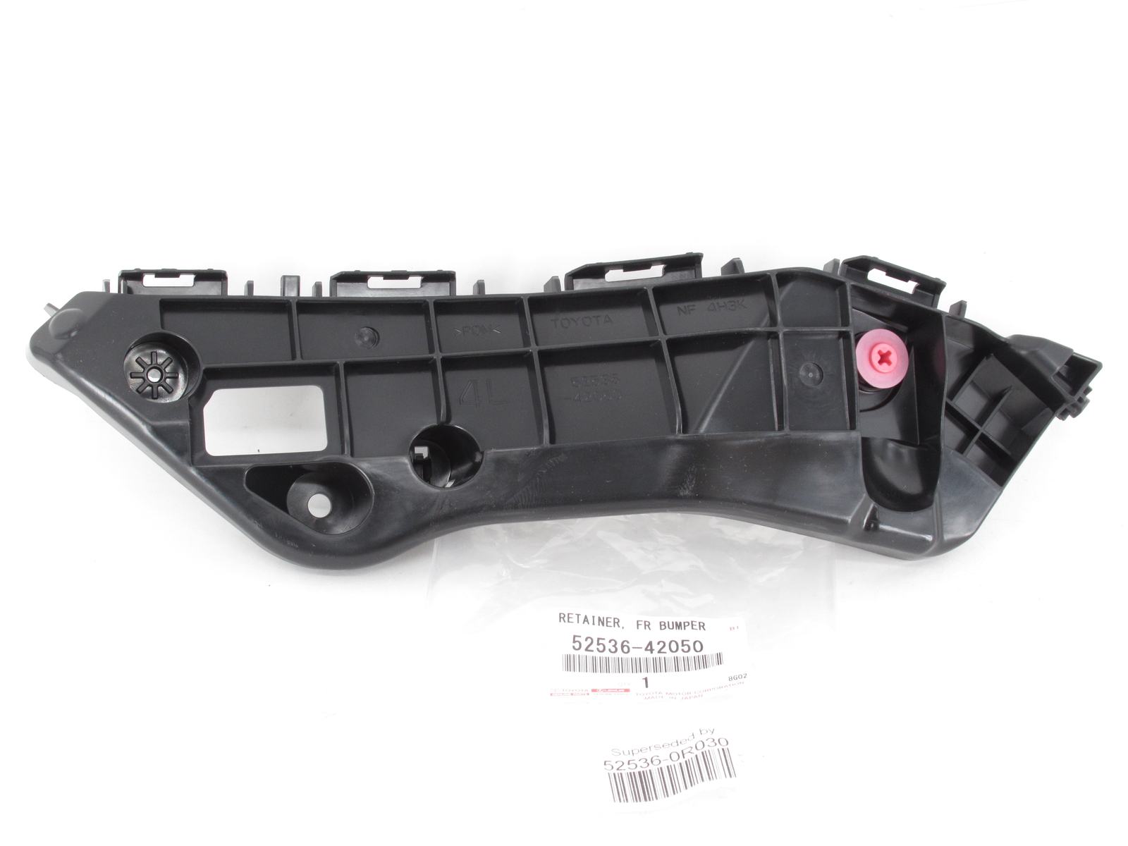 Genuine OEM Toyota 52536-0R030 Driver Side Front Bumper Retainer 2013 ...