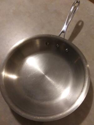 EXCELLENT CALPHALON STAINLESS STEEL 8" SKILLET #1388 OMELET SAUTE FRY ...