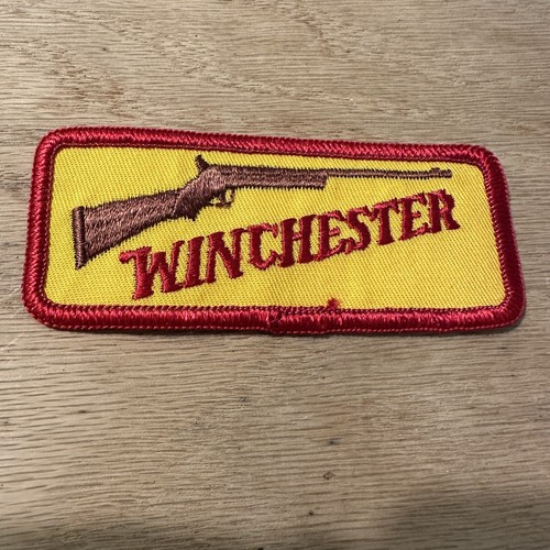 Vintage Embroidered "Winchester" Riffle Gun Collectible Patch Emblem ...