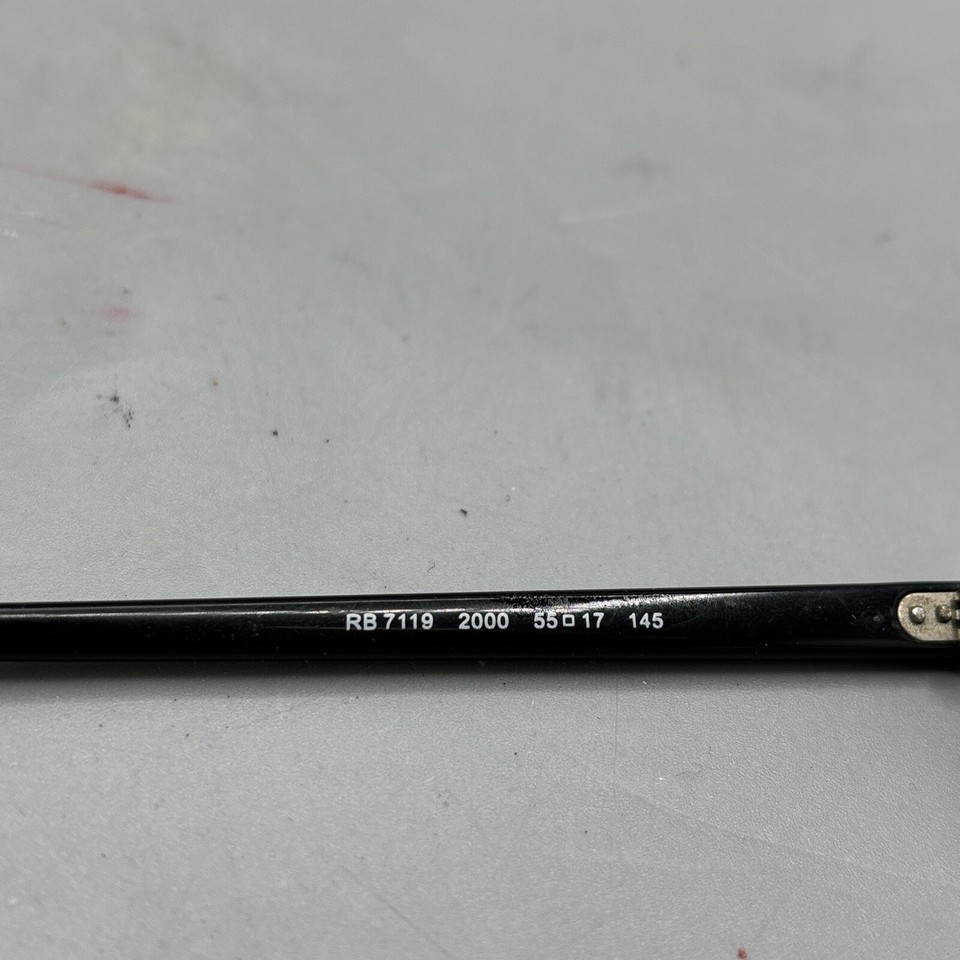 Ray Ban Eyeglasses, Frames Only, RB 7056 2000, 55-17-145, Black | eBay