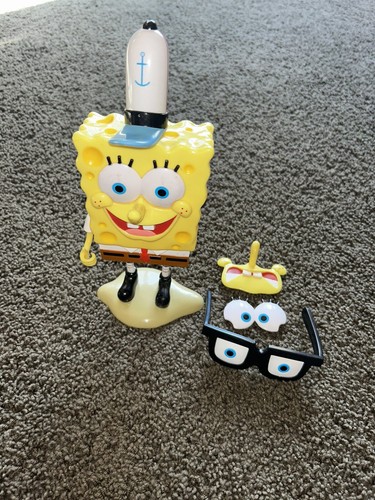 2002 Spongebob Squarepants SWITCH EM UP Pal Toy with 11 pcs Potato Head ...