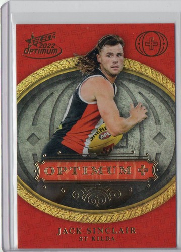 2022 AFL SELECT OPTIMUM PARALLEL JACK SINCLAIR ST KILDA SAINTS 079/115 ...