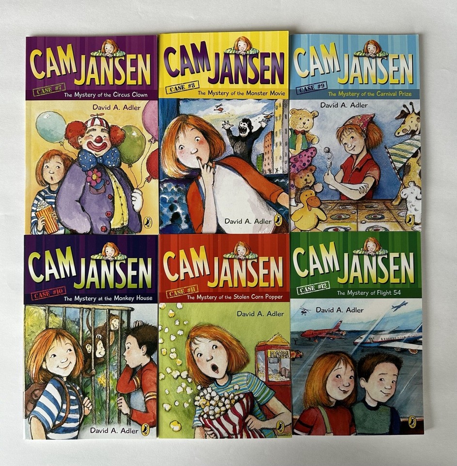 Cam Jansen Children's Mystery Books Set by David Adler Lot 33 | eBay