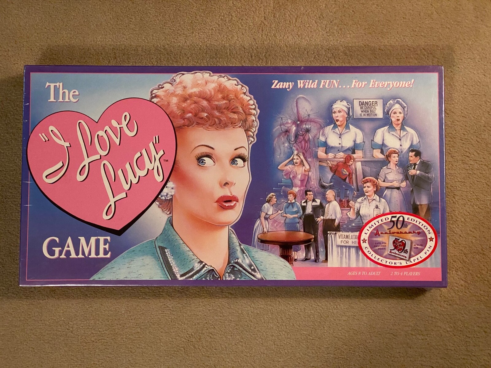 The "I Love Lucy" Game Limited Edition with 50th Anniversary Lapel PIN ...