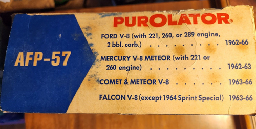 Purolator AFP-57 Air Filter V-8 FORD, MERC., COMET & METEOR, FALCON ...
