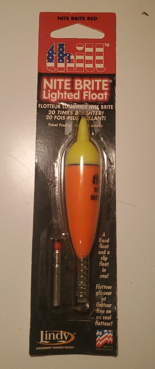 Lindy Thill Fishing Nite Brite Lighted Float Torpedo | eBay