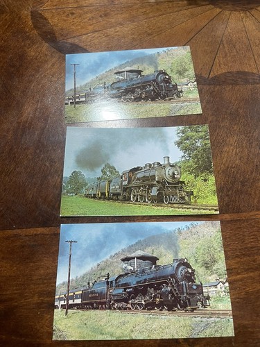 Vintage Rail Road Train Locomotive Post Cards Reading 2102 Canadian ...