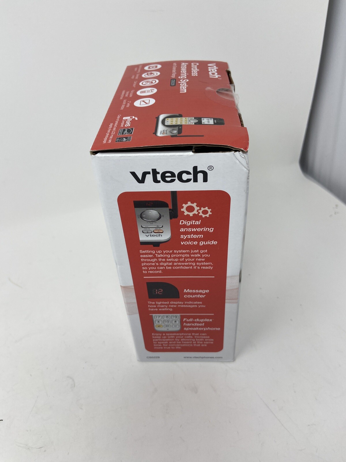 VTECH CS5209 DECT 6.0 Cordless Phone Expansion Handset For CS5249/5229 ...