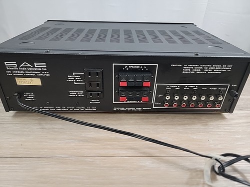 SAE Two C3A Vintage Integrated Stereo Amplifier Partial Service READ | eBay